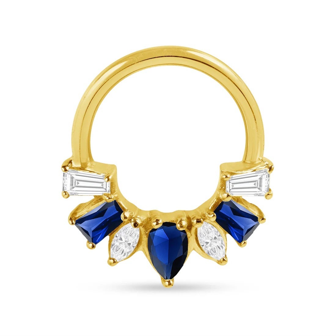 14K Miranda Seam Ring Norvoch | Piercings by Tiffany